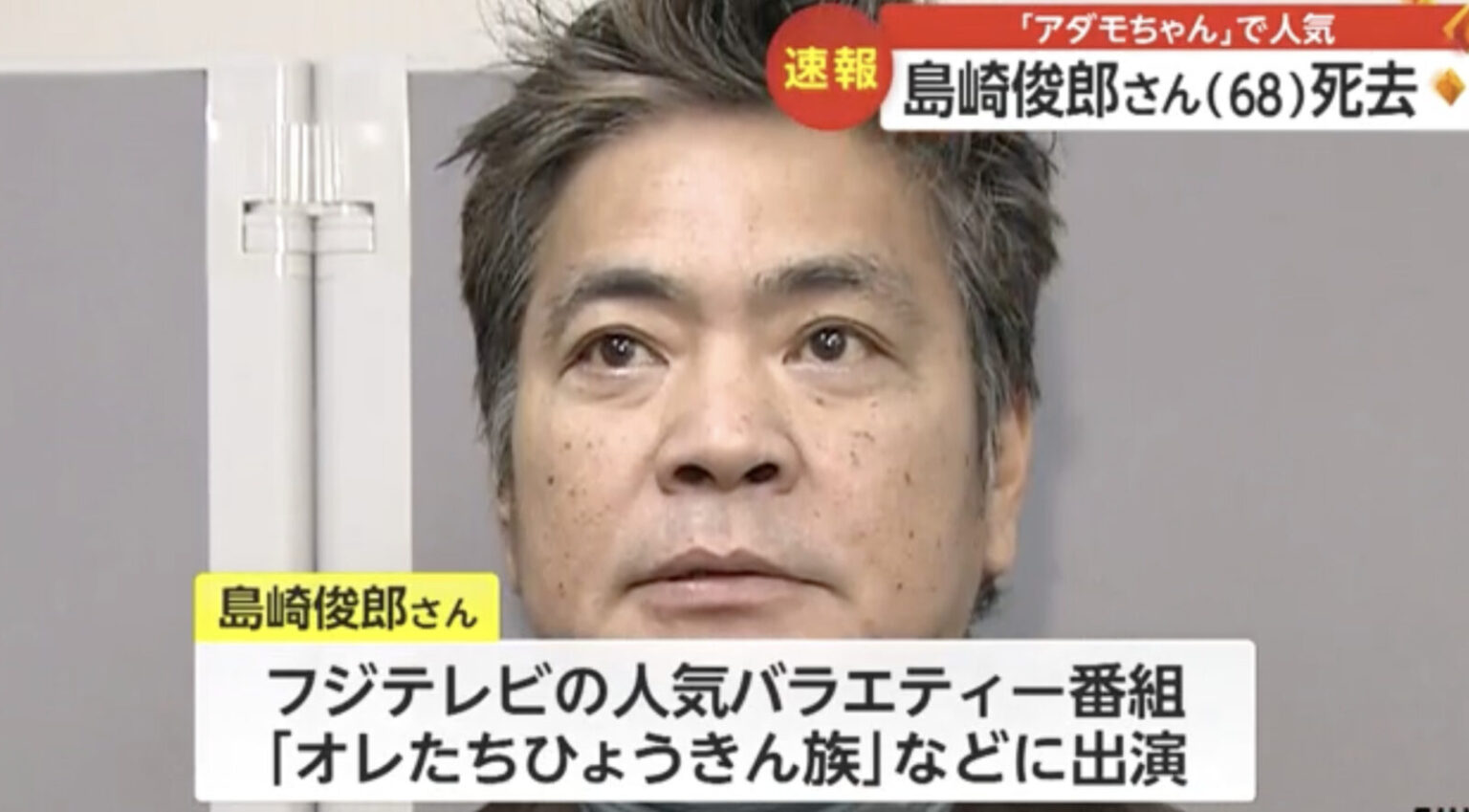 アダモちゃんの死因は病気だった？島崎俊郎の最近の様子は？ – TRENDUBU.log
