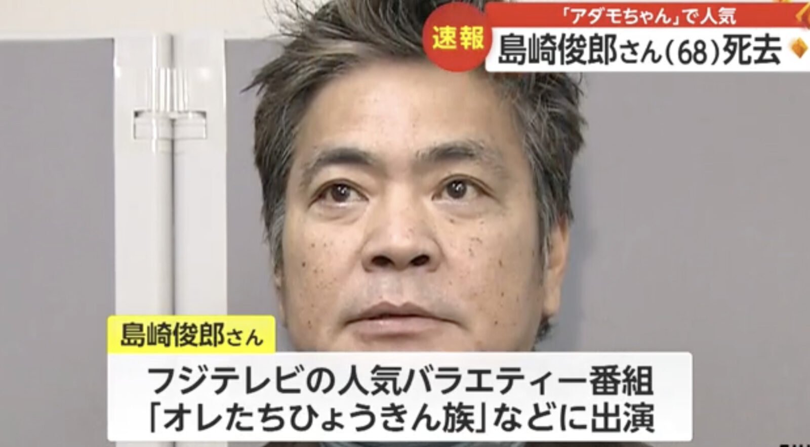 アダモちゃんの死因は病気だった？島崎俊郎の最近の様子は？ – TRENDUBU.log